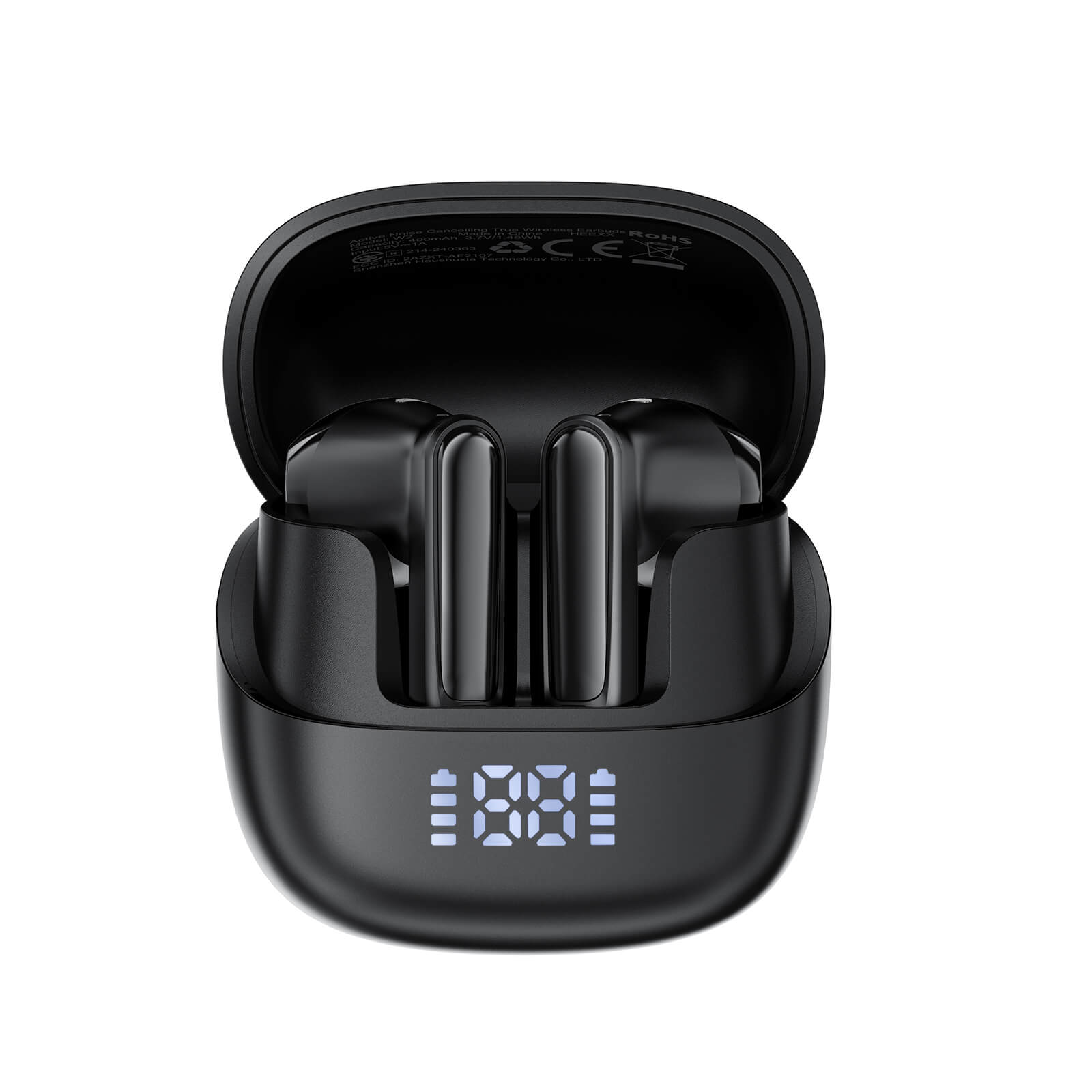 ANC-35dB Wireless Earbuds with 8H Playback & LED Display | Mobie