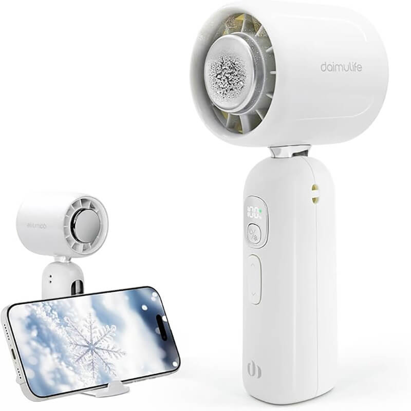 Mobie Ice Cooling Handheld Fan M03 Max | 100-Level Speed & 18H Battery